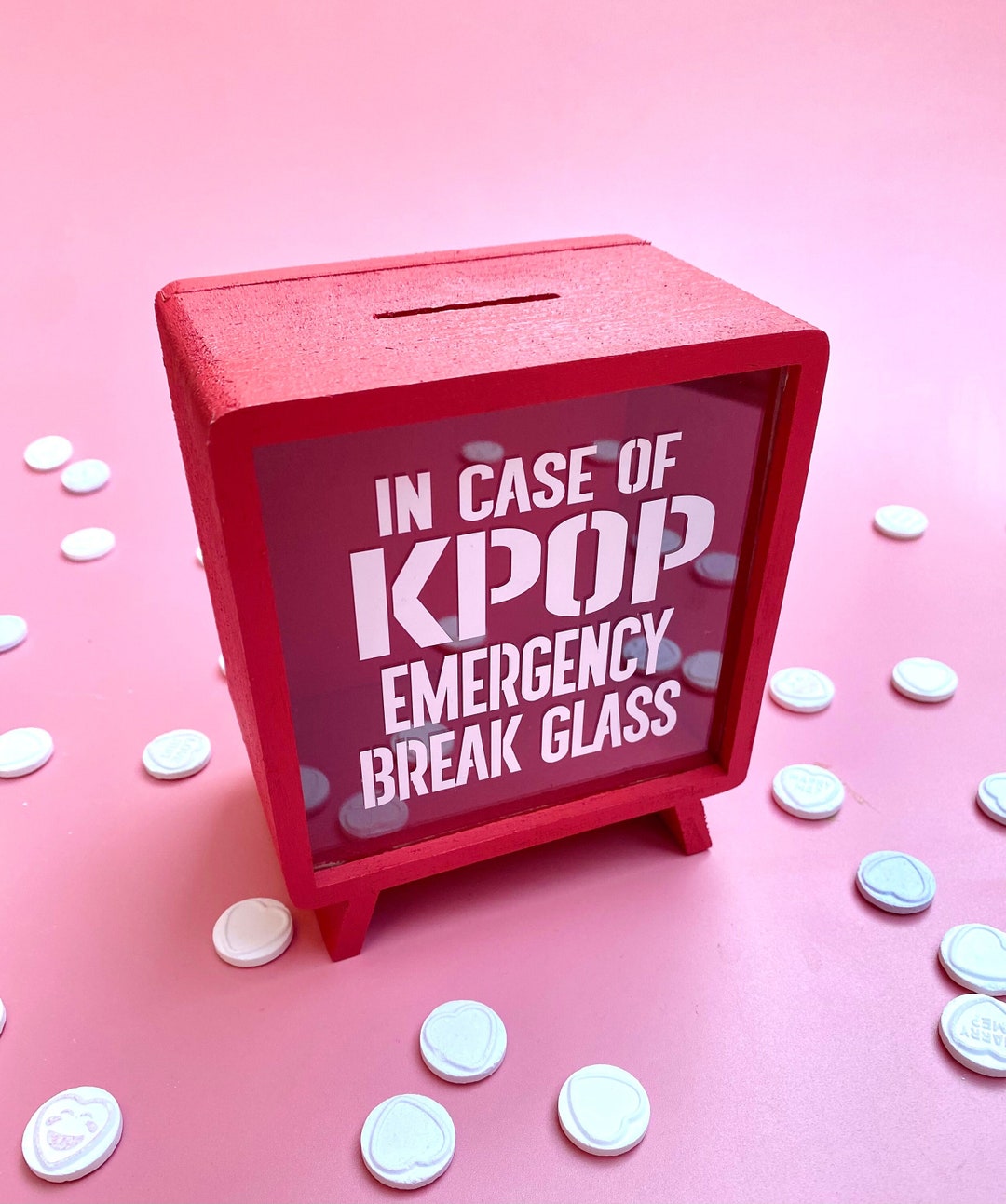 KPOP Money Bank in Case of KPOP Emergency Break Glass - Etsy UK