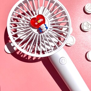 BTS - BT21 Character Portable Handheld Electric Fan - LIMITED EDITION ...