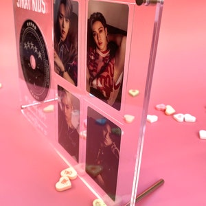 Custom KPOP CD Acrylic Display Stand With 4 Photocard Slots - Etsy