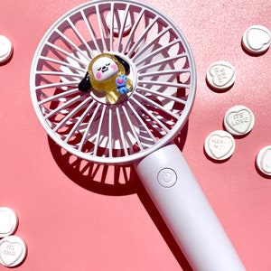 BTS - BT21 Character Portable Handheld Electric Fan - LIMITED EDITION ...