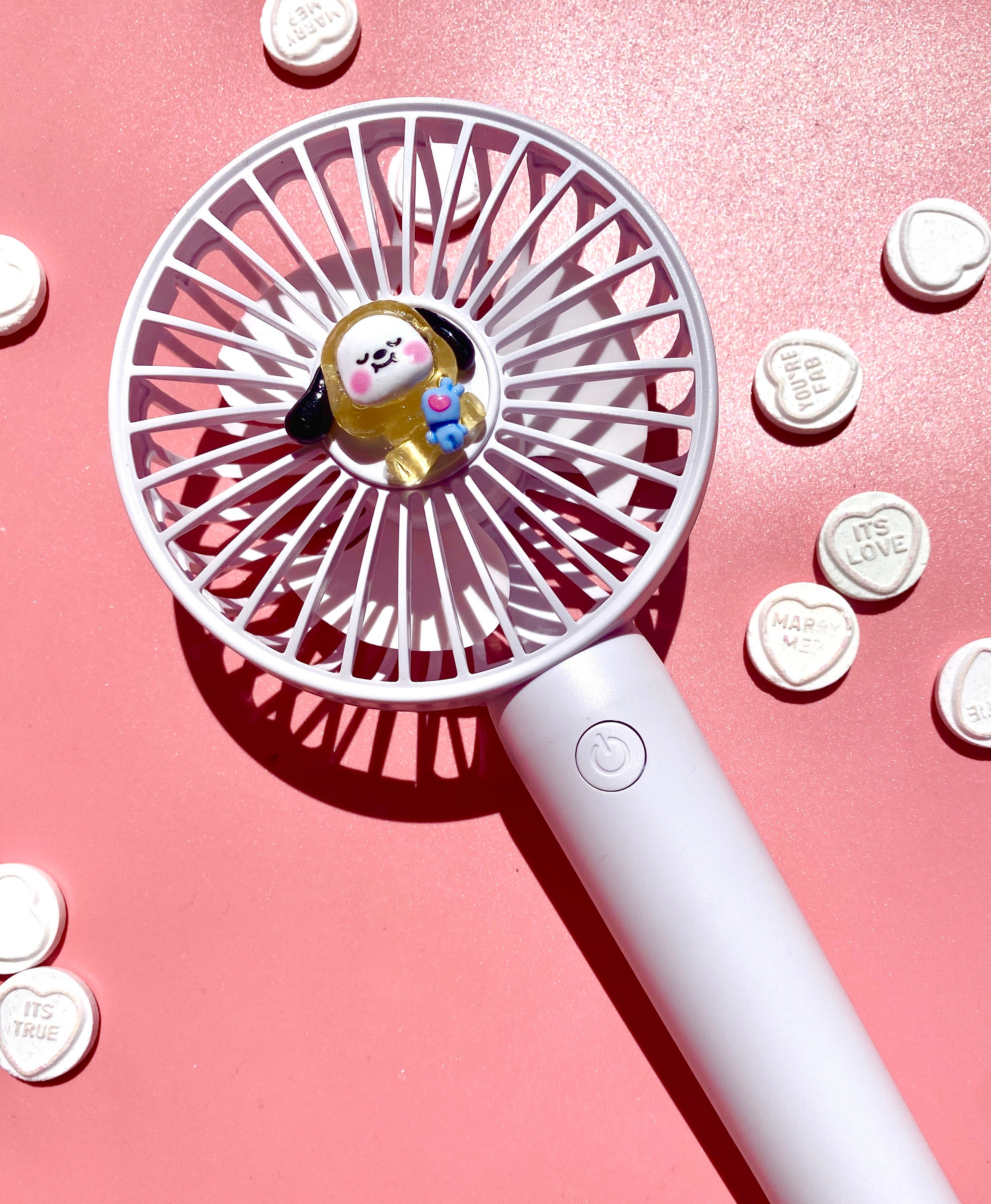 BTS - BT21 Character Portable Handheld Electric Fan - LIMITED EDITION ...