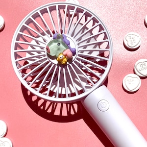 BTS - BT21 Character Portable Handheld Electric Fan - LIMITED EDITION ...