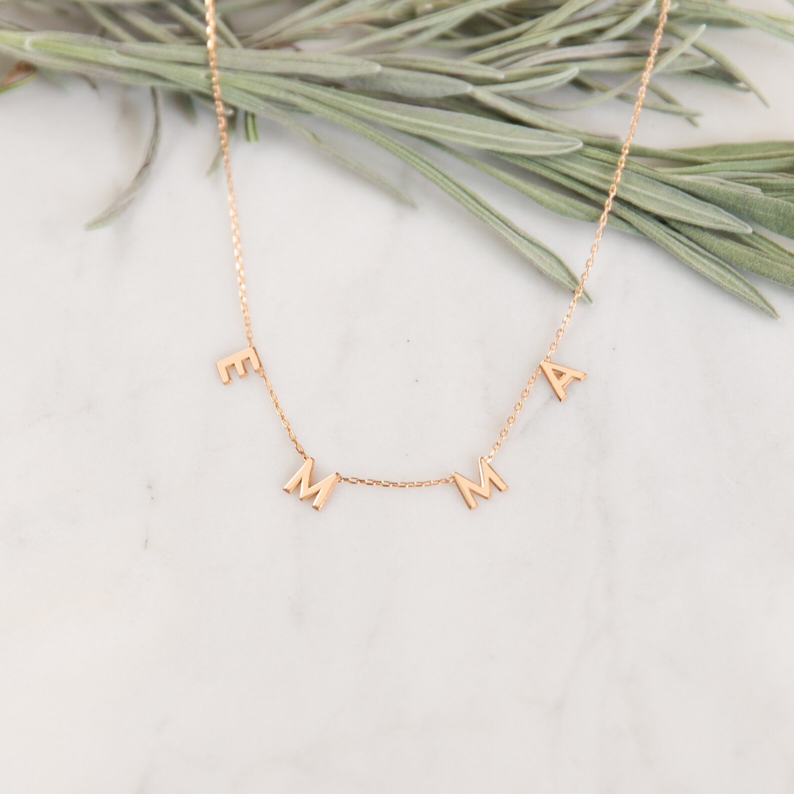 Personalized Necklace-handmade Custom Letter - Etsy UK