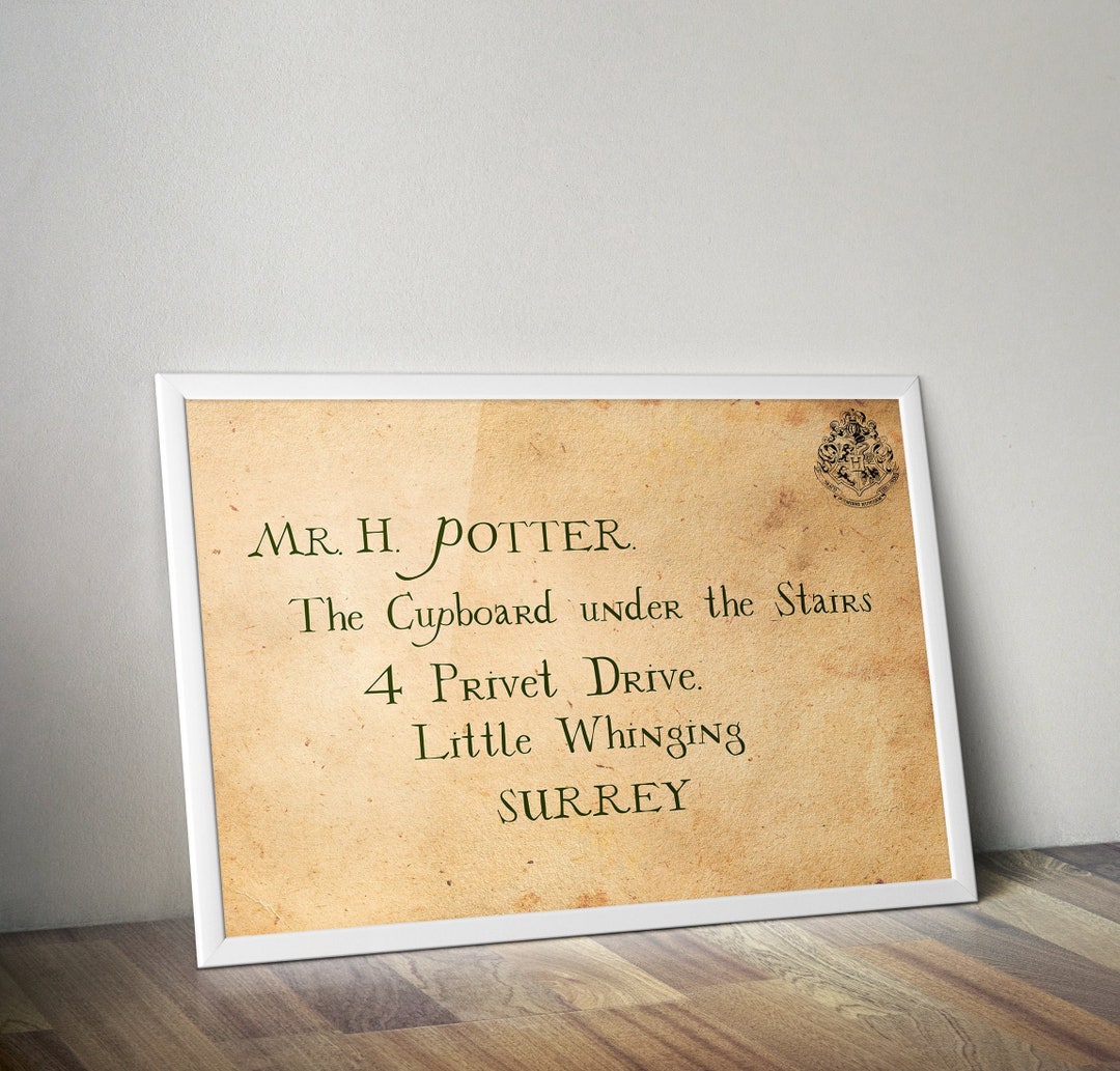 Hogwarts Letter Digital Download - Etsy
