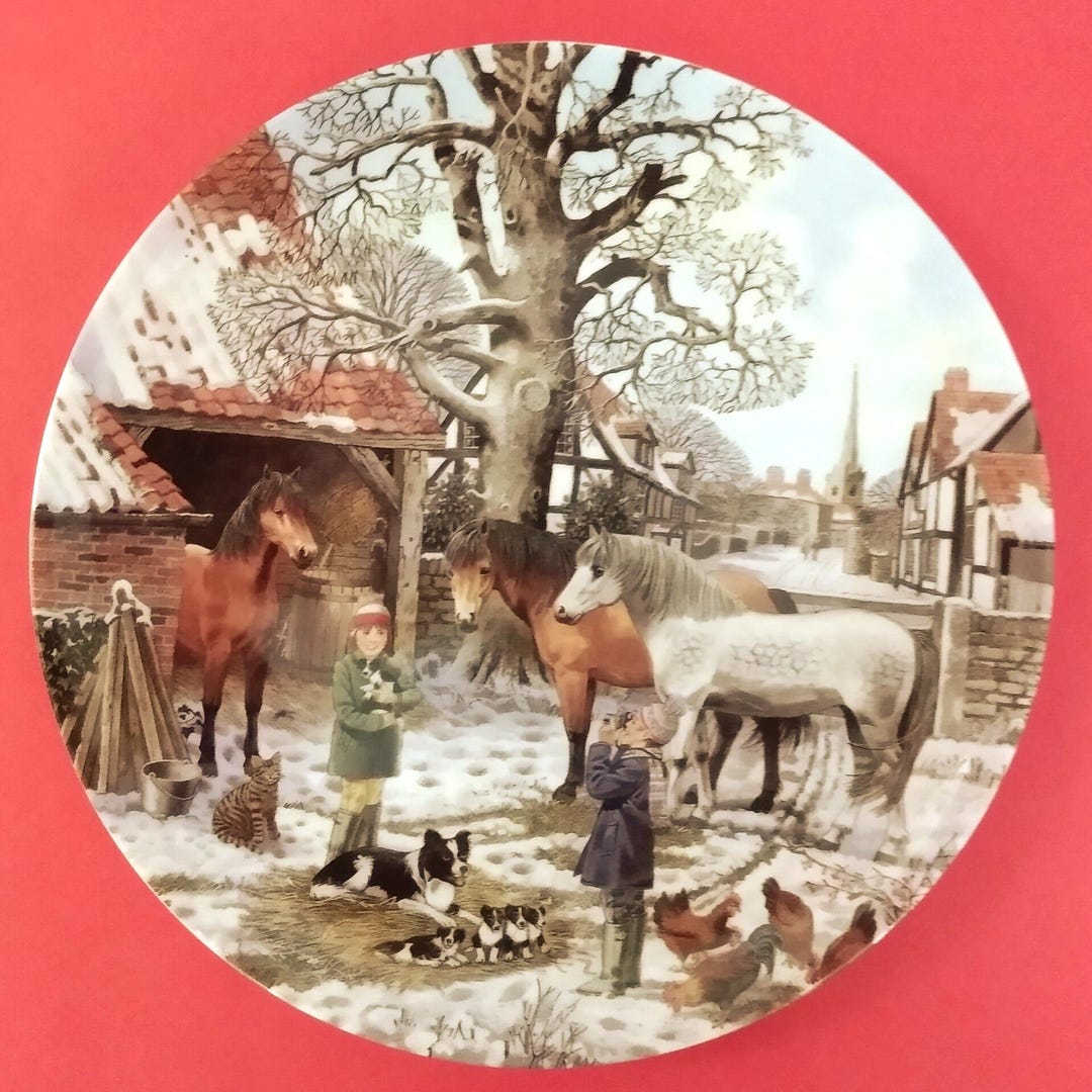 Wedgwood Collectors Plate 'for the Christmas Album' by Derek ...
