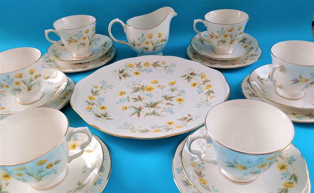 Colclough Fine Bone China Angela Pattern Individual Pricing Milk Jug ...