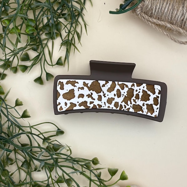 Cow Theme Hair Clips - Etsy