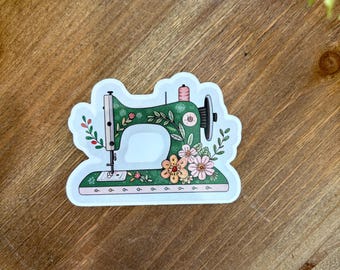 Sewing Machine Sticker - Etsy
