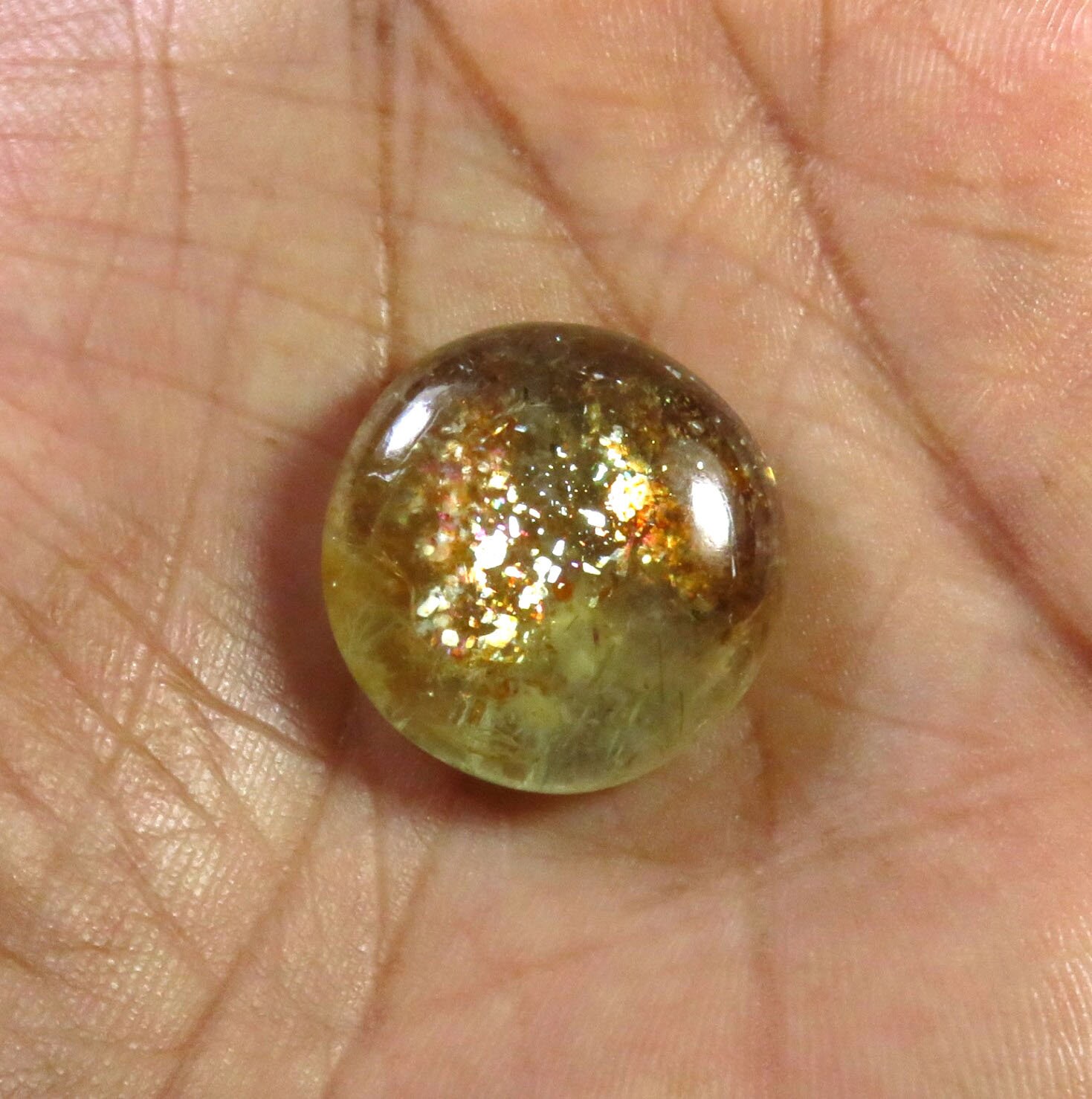 Confetti Rainbow Sunstone Gemstone 20x20mm Natural Green - Etsy