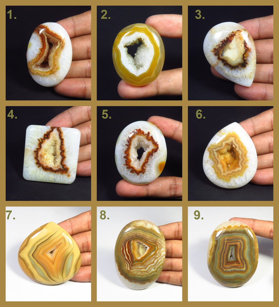 Natural Window Onyx Geode Agate Gemstone, Onyx Smooth Polished Geode ...