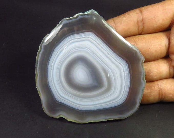Natural Botswana Agate Slice Cabochon, Handmade Botswana Smooth Agate ...