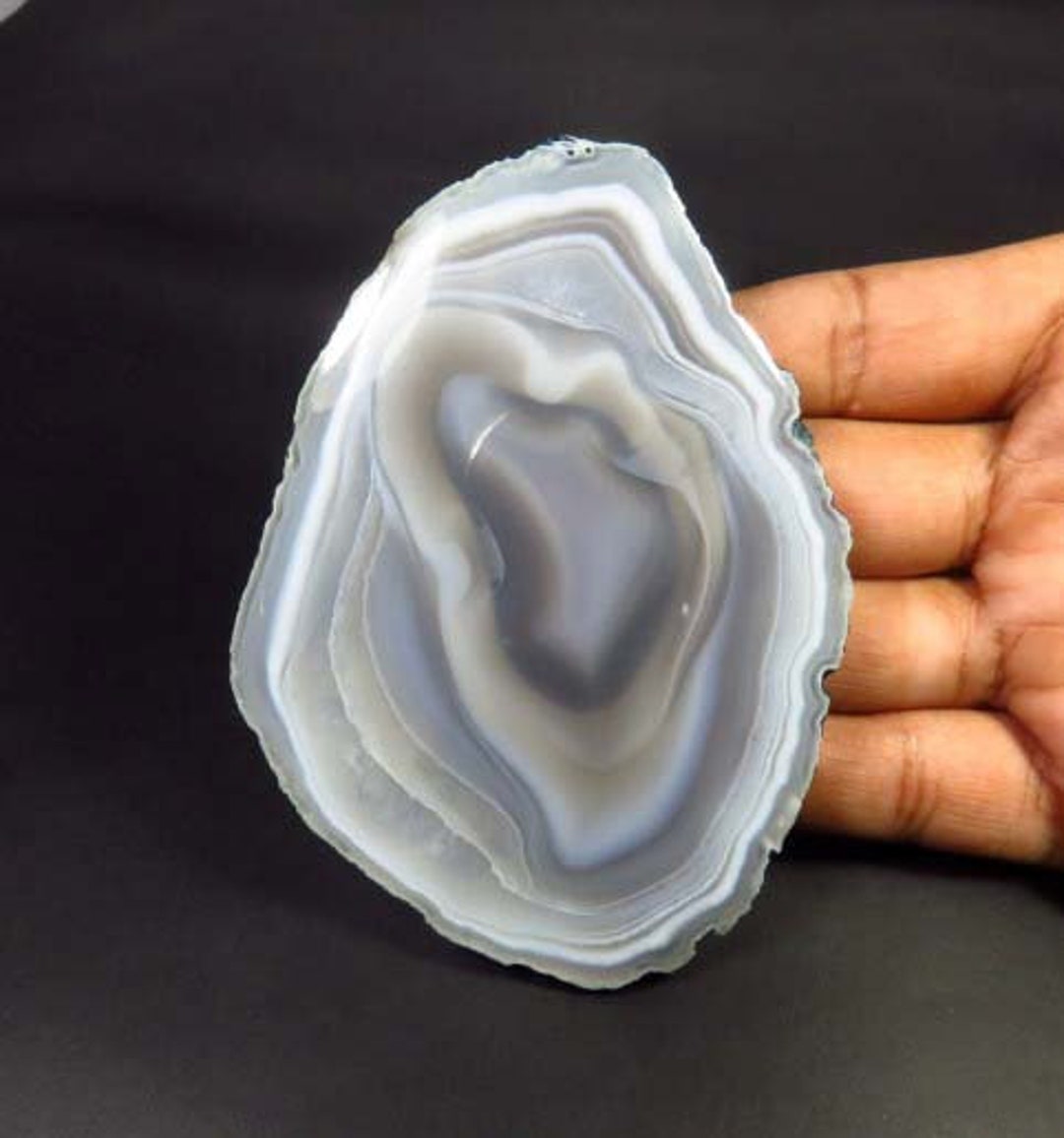 Handmade Grey Botswana Agate Gems, Natural Botswana Agate Slice Cabs, 93x66 Mm, Botswana Agate ...