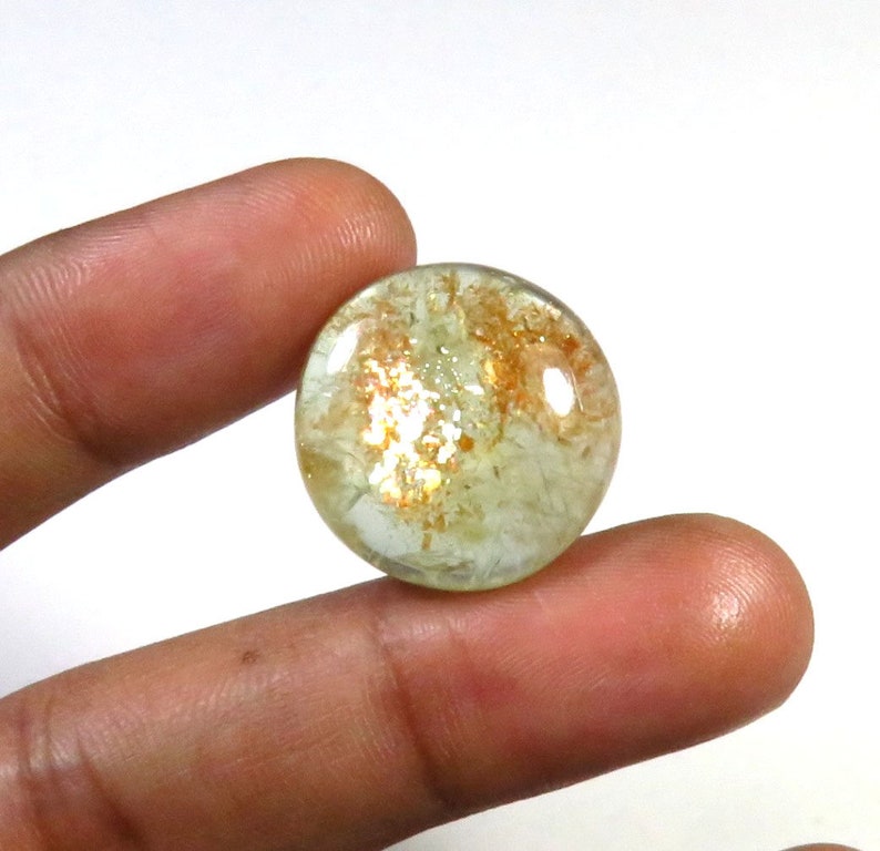 Confetti Rainbow Sunstone Gemstone 20x20mm Natural Green - Etsy