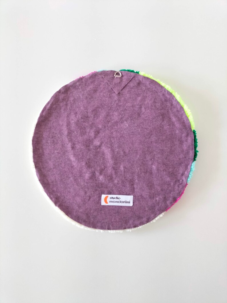 Wiggle Wall Art, Handmade Colorful Tufting, Contemporary Fiber Art ...