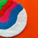 Wiggle Wall Art, Handmade Colorful Tufting, Contemporary Fiber Art ...