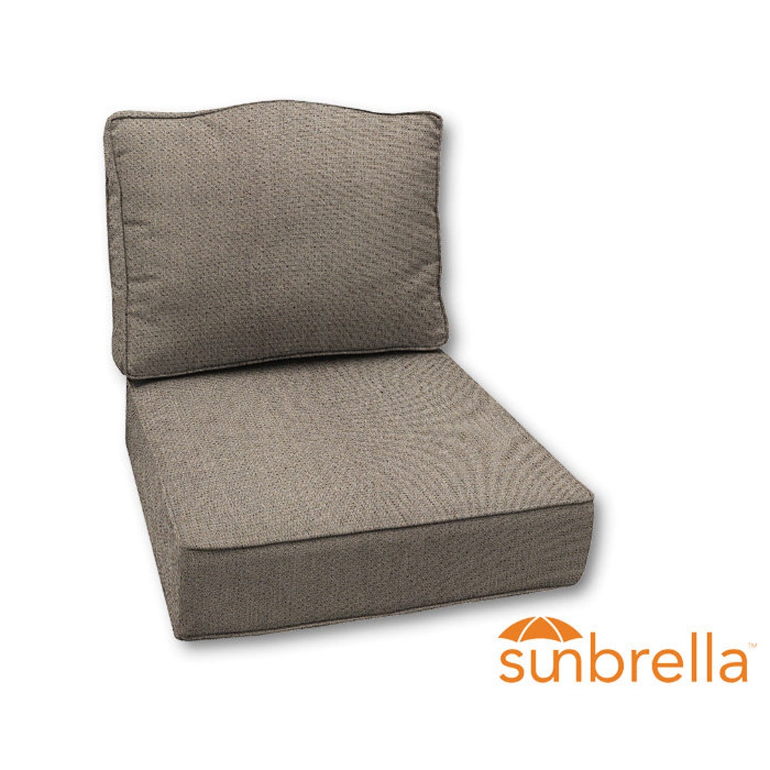 Sunbrella® Cast Shale Estate Back Deep Seating Replacement - Etsy