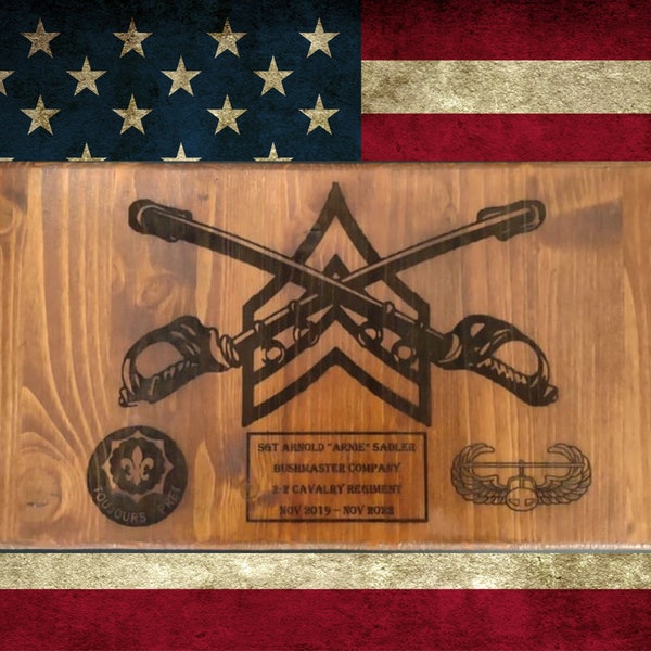 Military Plaque - Etsy