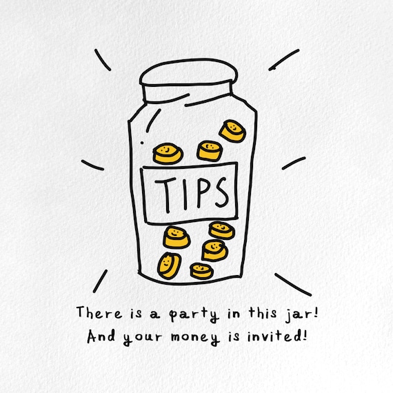 Thank You for Your TIPS - Etsy