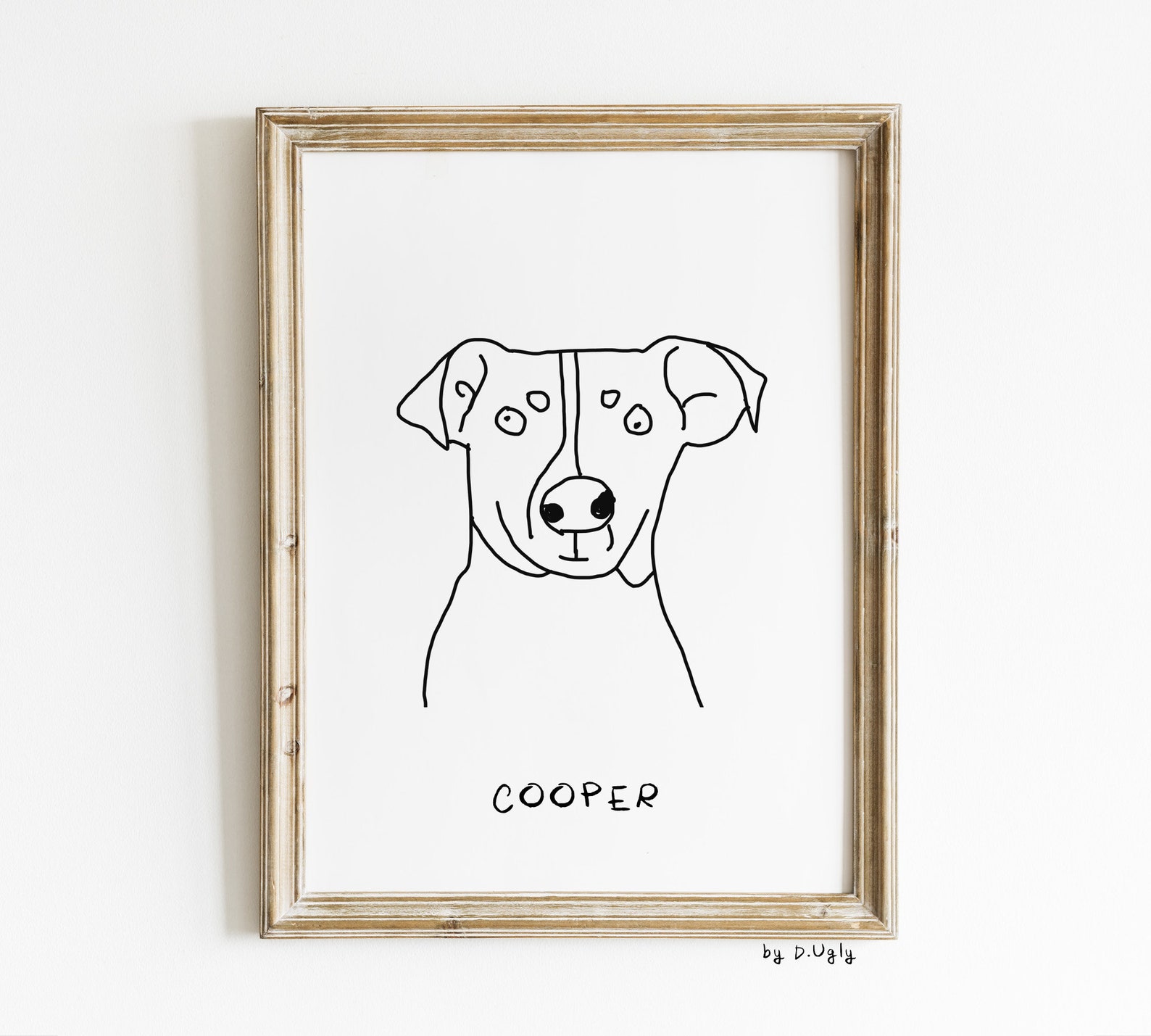 CUSTOM UGLY PORTRAIT Line Drawing Bad Portrait Line Art - Etsy