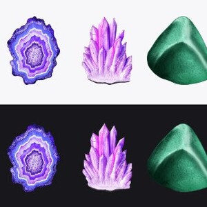 Pretty CRYSTAL Emote Pack for & Discord | Channel Points | Streamer ...