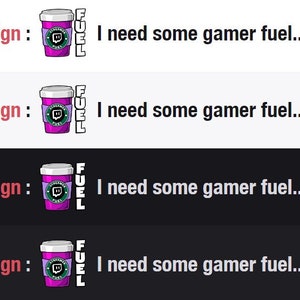 STREAMER FUEL Pink Starbucks Coffee Twitch + Discord Emote | Channel ...