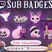 ZOMBIE Twitch Sub Badges Subscriber Badges Bit Badges Streamer, Green ...