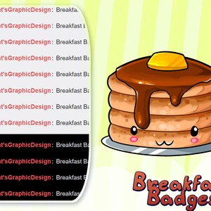 ADORABLE Kawaii Breakfast Twitch Sub Badges Twitch Subscriber Badges ...