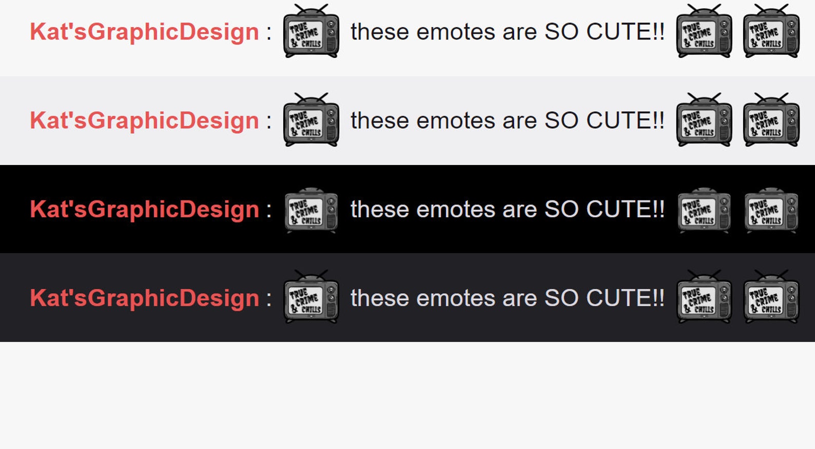 Crime & Chills TV Twitch Discord Emote Channel Points - Etsy