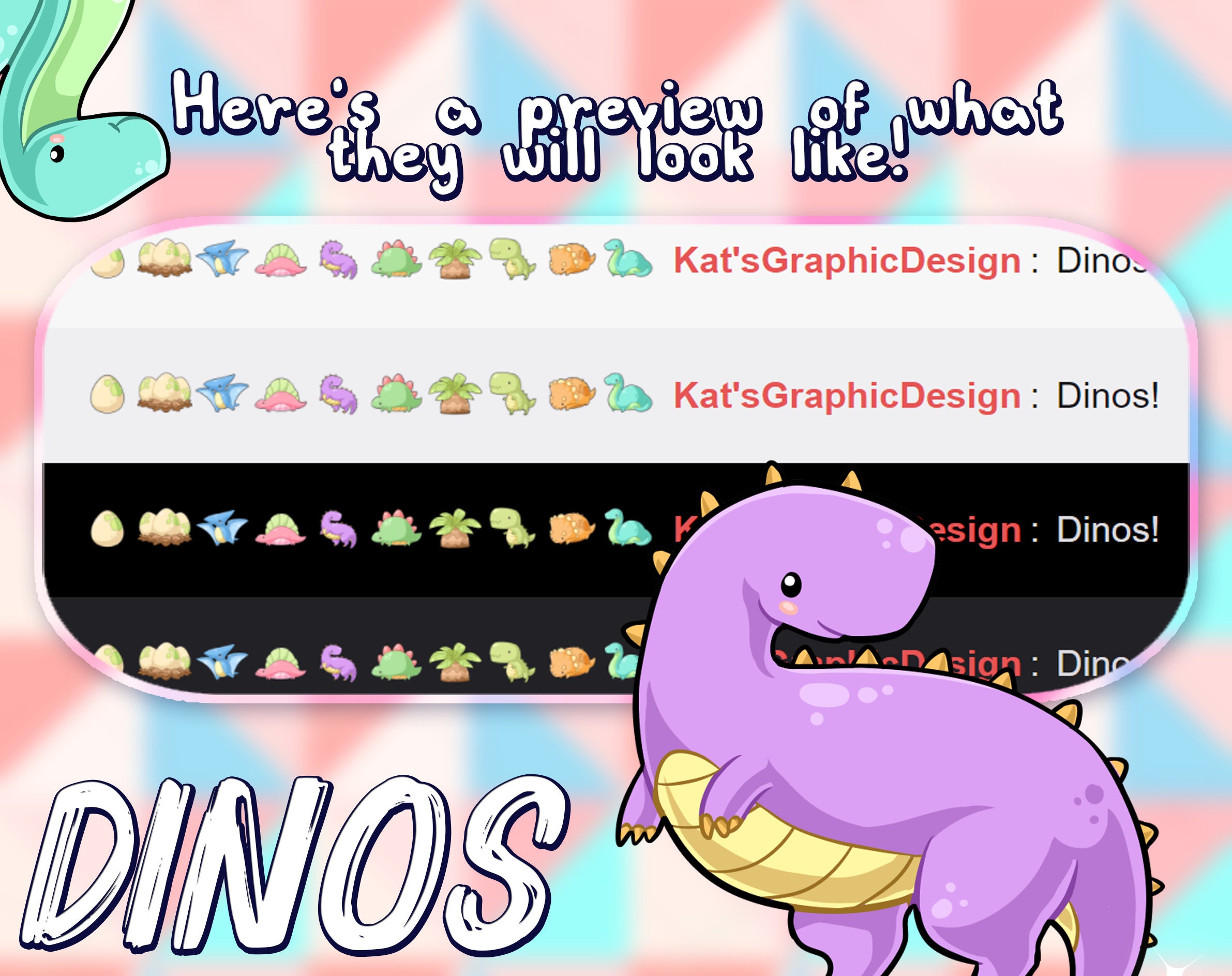 Dinosaur Twitch Sub Badges | Subscriber Bit Badges, Streamer, Cute ...
