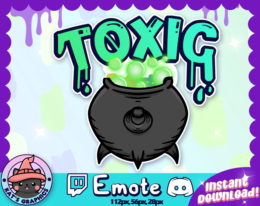TOXIC Witch's Cauldron Emote Twitch & Discord | Channel Points ...