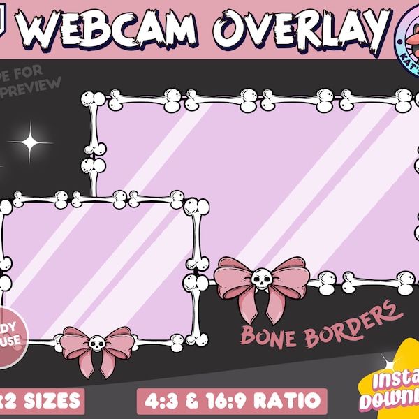 Bones Twitch Overlay - Etsy