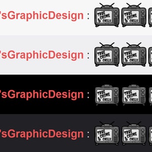 Crime & Chills TV Twitch + Discord Emote | Channel Points | Streamer ...