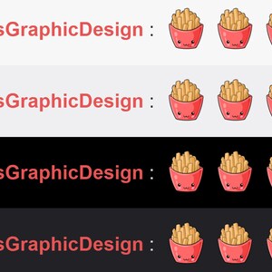 Kawaii FRIES Twitch + Discord EMOTE | Channel Points | Streamer | Emoji ...