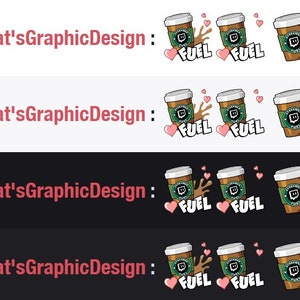 STREAMER FUEL Starbucks Coffee Twitch + Discord Emote | Channel Points ...