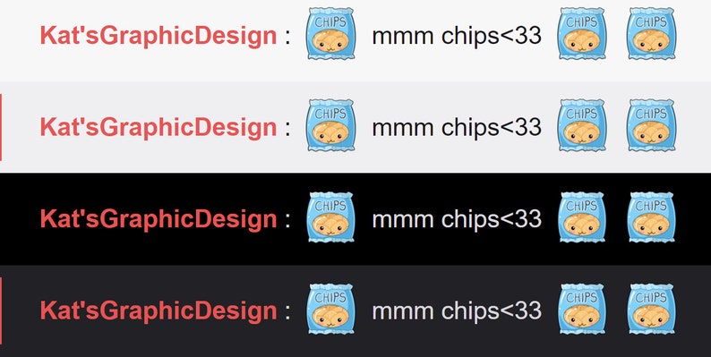 Kawaii CHIP Bag Twitch Discord EMOTE Channel Points - Etsy