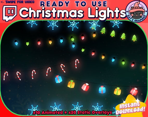 Animated Flashing Christmas Lights