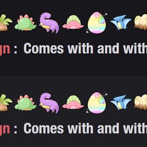 Dinosaur Twitch Sub Badges X11! Dino Subscriber Bit Badges / Discord ...