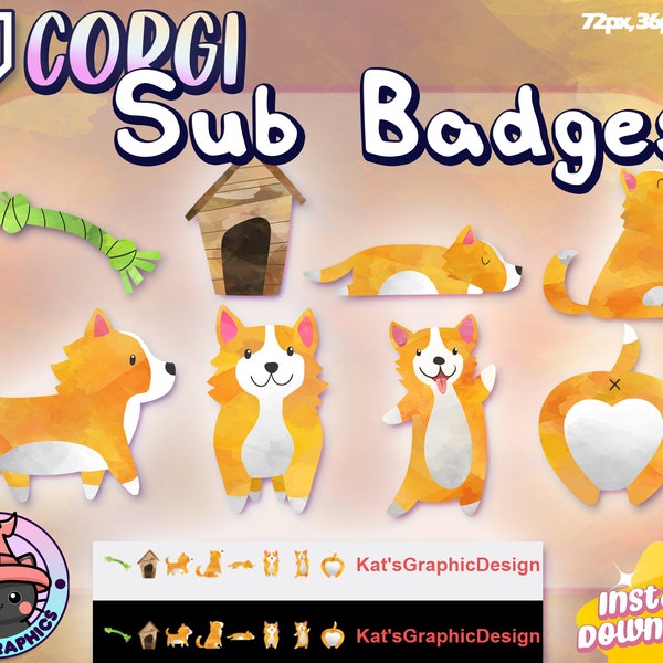Corgi Streamer - Etsy