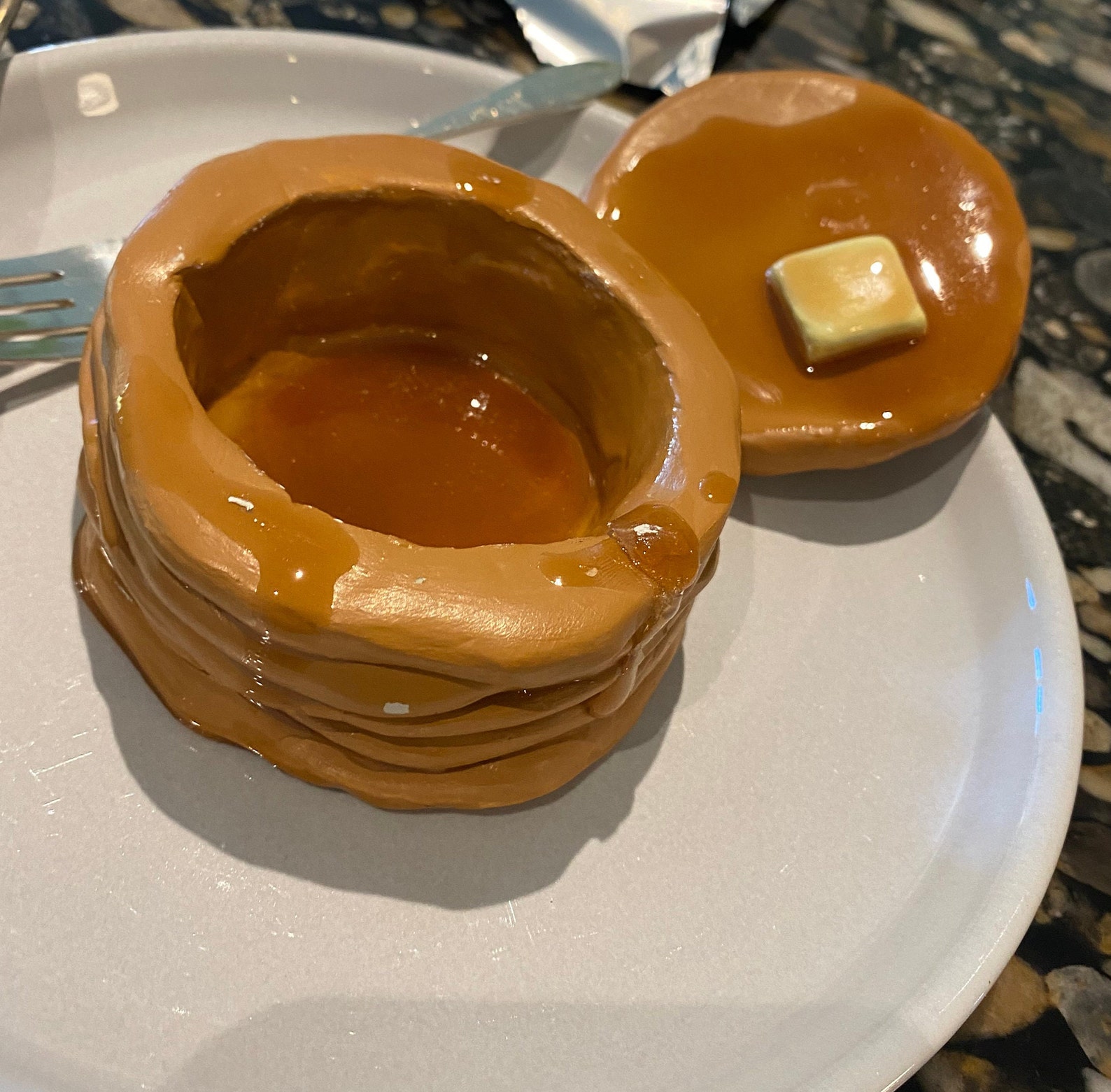 Pottery Pancake Jar - Etsy