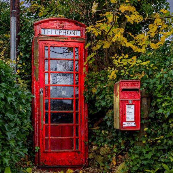 Red Telephone Box - Etsy