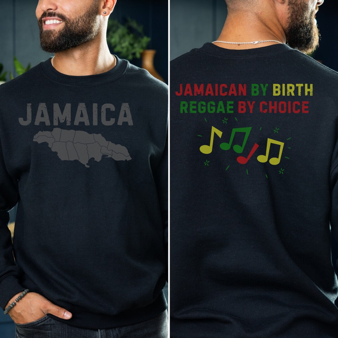 Jamaica Sweatshirt, Reggie T-shirt Island Shirt Jamaican Gift Idea Bob ...