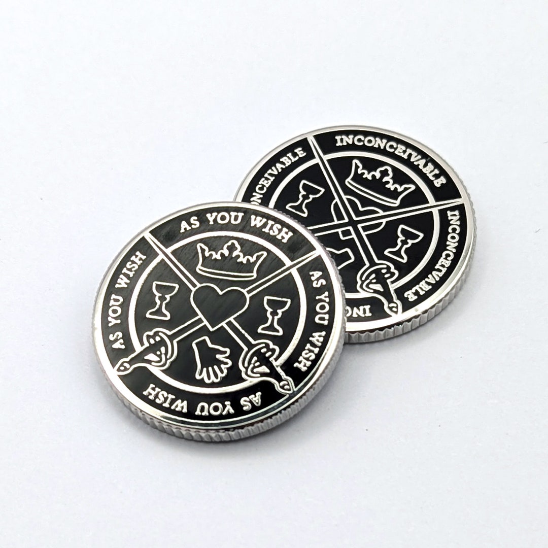 Sway Token - Princess Bride as You Wish / Inconceivable - SINGLE - Etsy