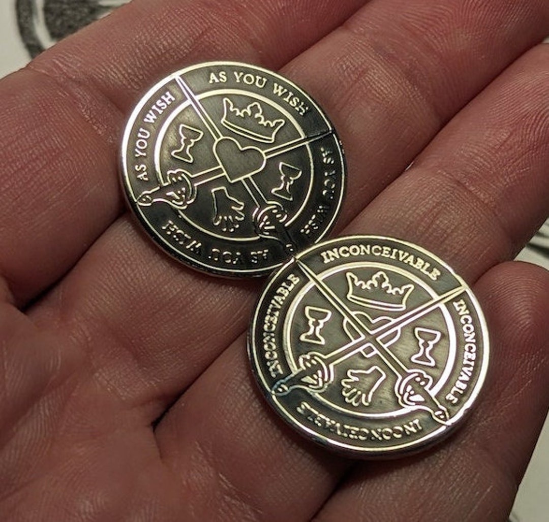 Princess Bride SET Inconceivable and as You Wish Hard Enamel Magnetic ...