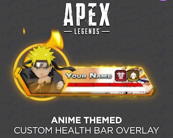 Anime Animated Apex Legends Custom Health Bar 2.0 Overlay for Streaming ...