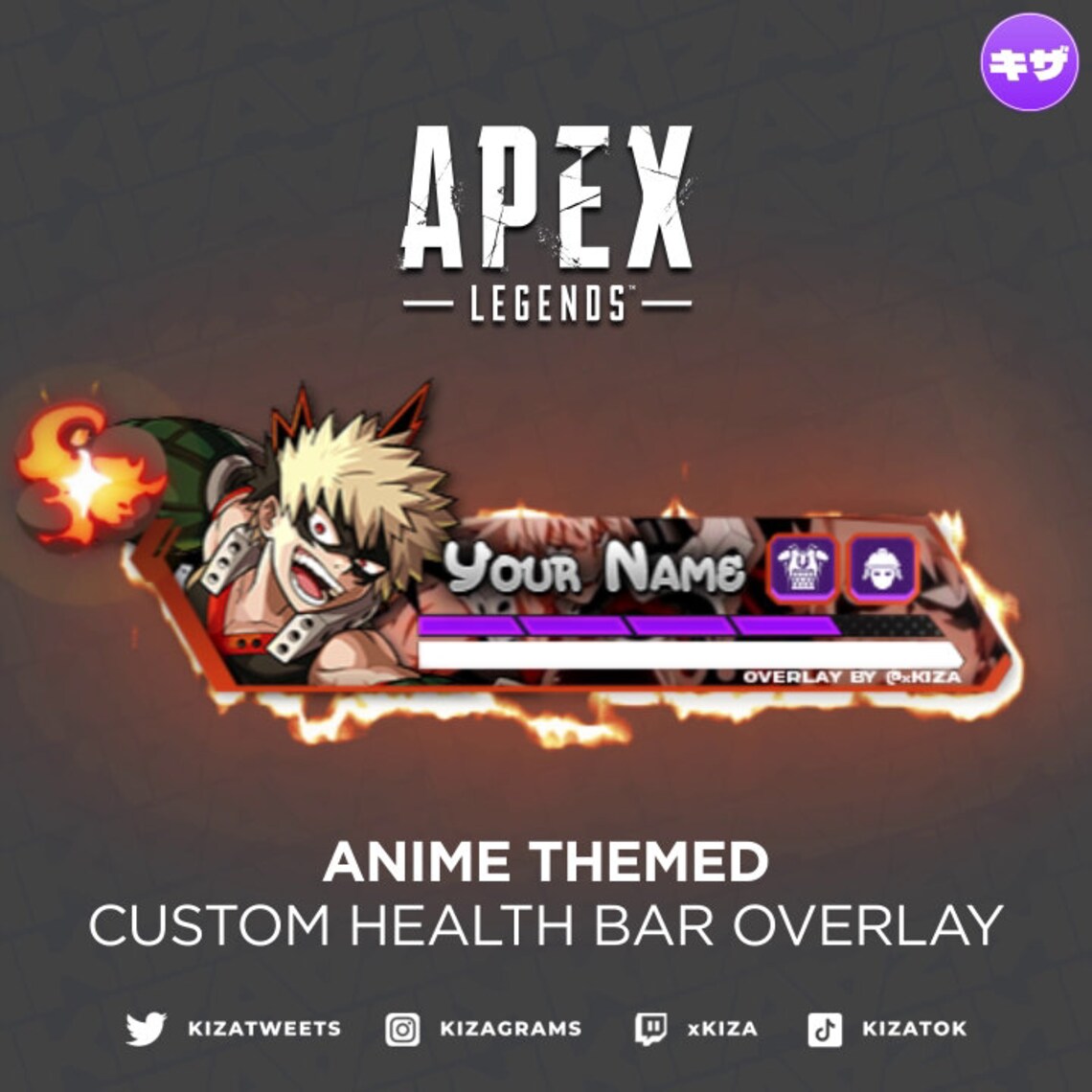 Customizable animated Anime Character Apex Legends Custom - Etsy UK