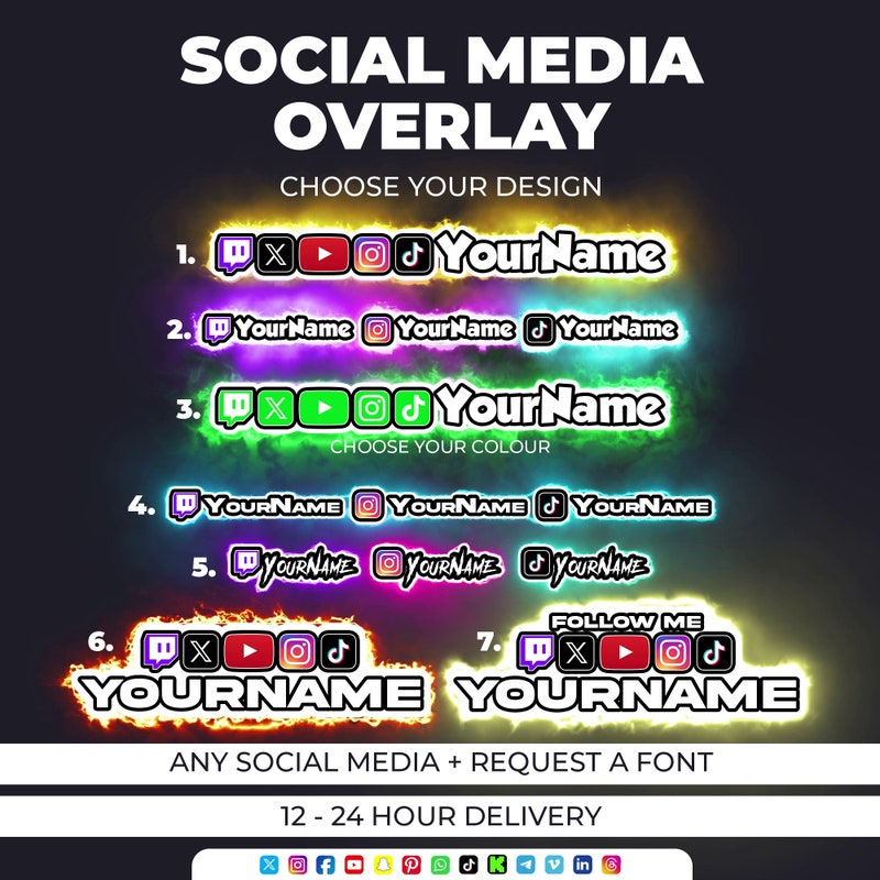 Tiktok Overlay - Etsy