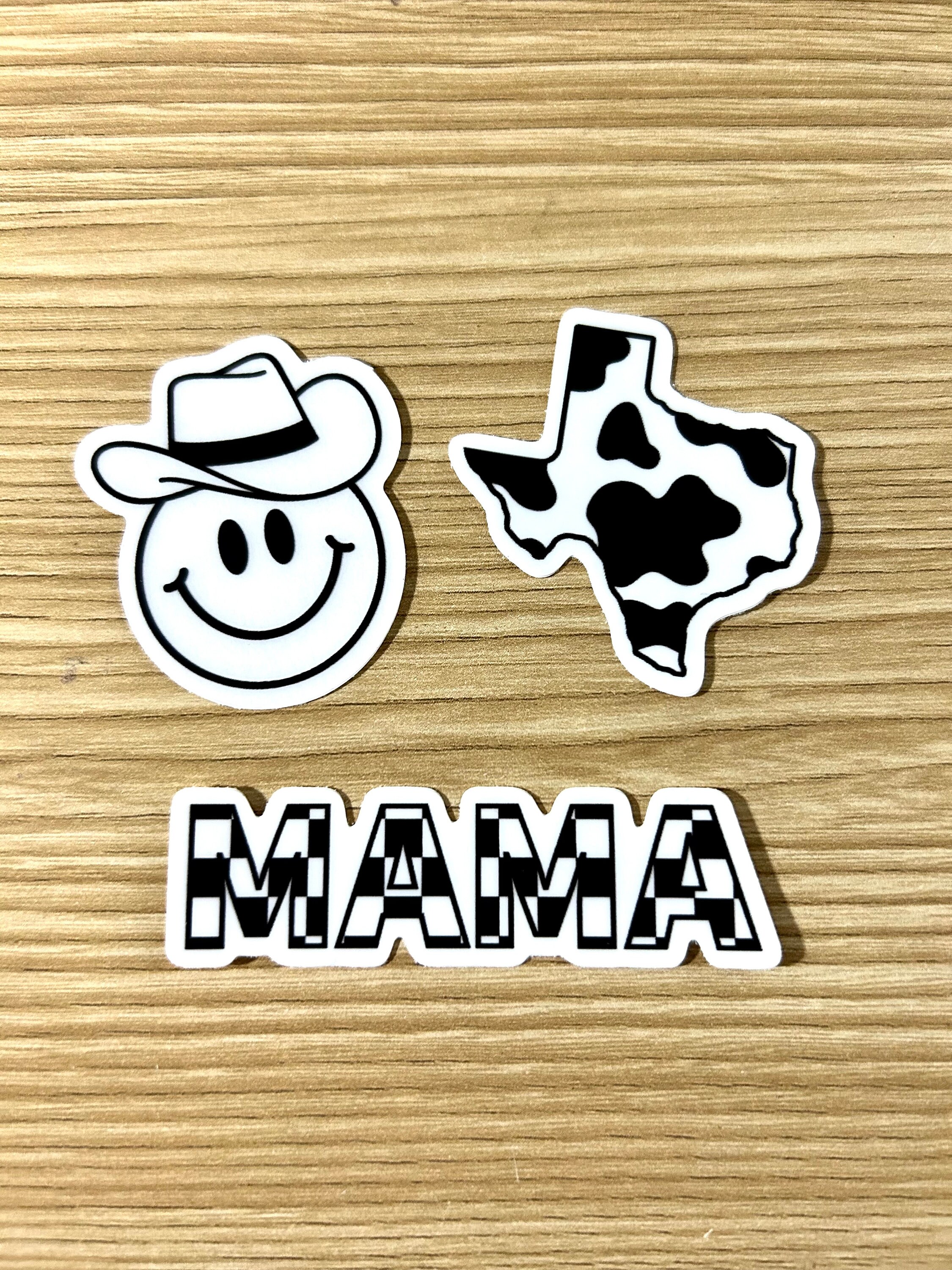 Texas Cow Print Sticker / Texas Sticker / Cow Print Sticker / Tx ...