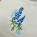 Bluebonnets Embroidered Tee / Texas Embroidered T-shirt / Texas ...
