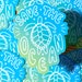 Save the Ocean Sticker / Turtle Sticker Aquarium Sticker / Handdrawn ...