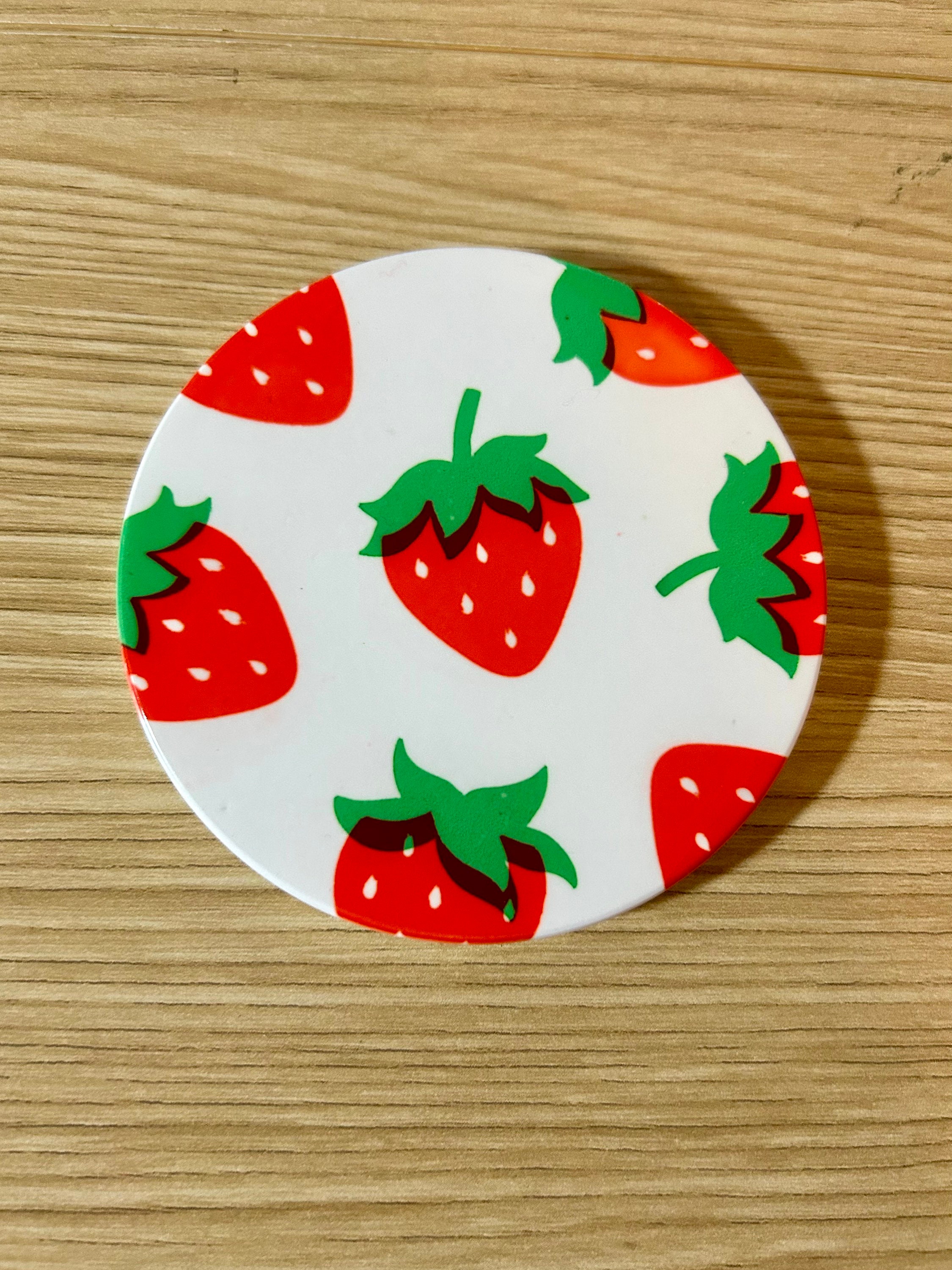 Strawberry Coaster / Valentine's Day Gift / Strawberry Home Decor ...